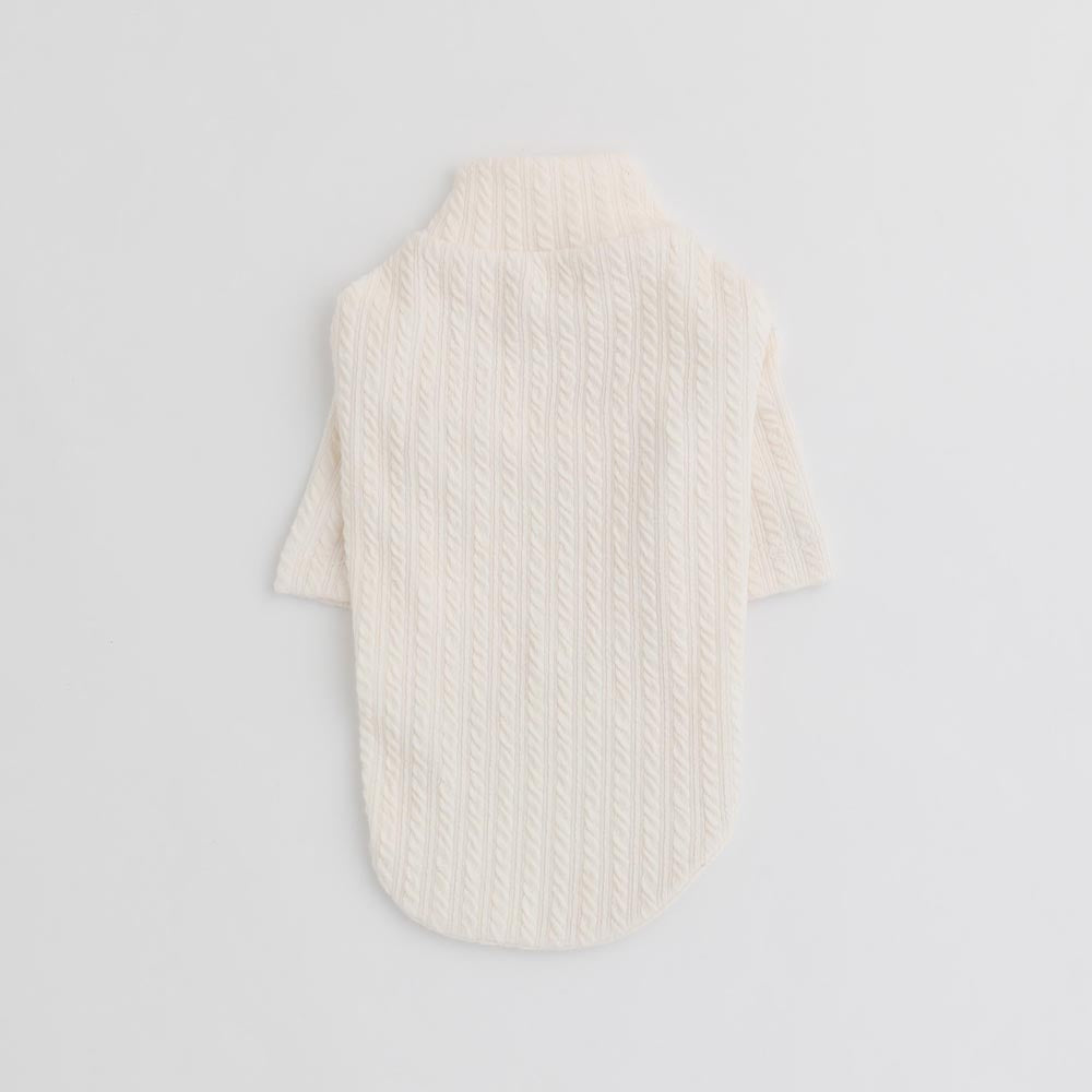 High neck design rib tops – moncheri